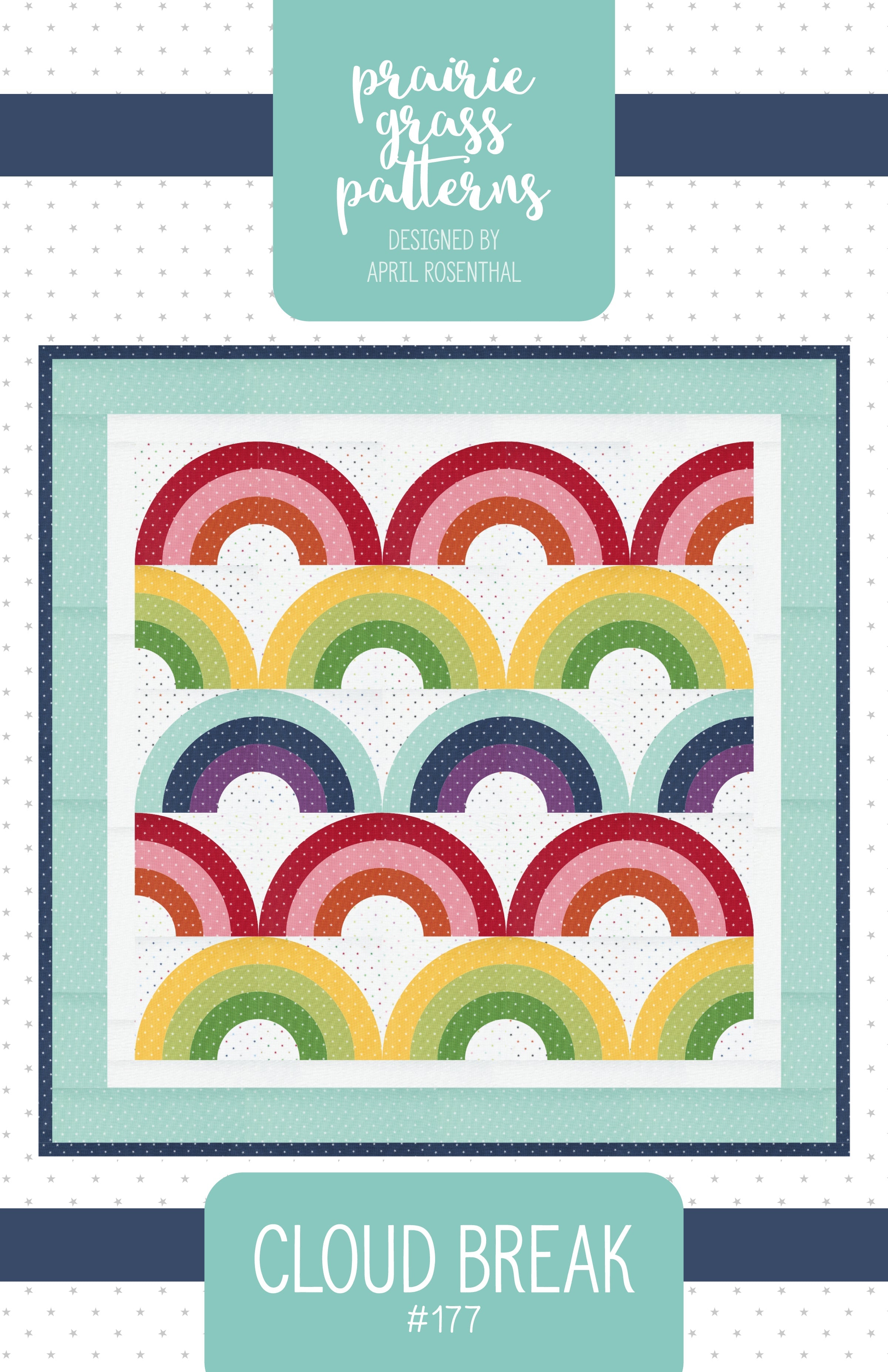 #177 - Cloud Break PDF Pattern – Prairie Grass Patterns