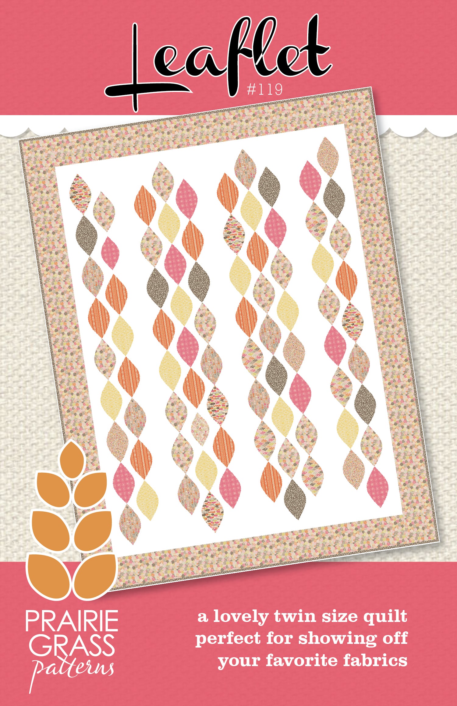 #119 - Leaflet PDF Pattern – Prairie Grass Patterns